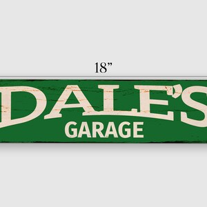 Personalized Garage Sign, Custom Street Sign, Metal Wall Decor, Man ...