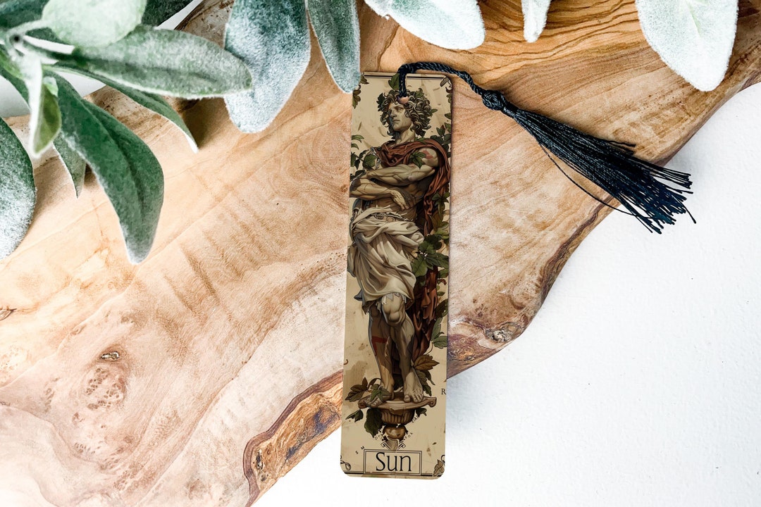 Apollo Greek Mythology Bookmark, Sun God Metal Bookmark, Ancient Greece ...