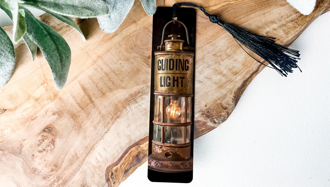 Vintage Lantern Bookmark, Guiding Light, Metal Bookmark, Unique Book Accessory, Collectible Item ...