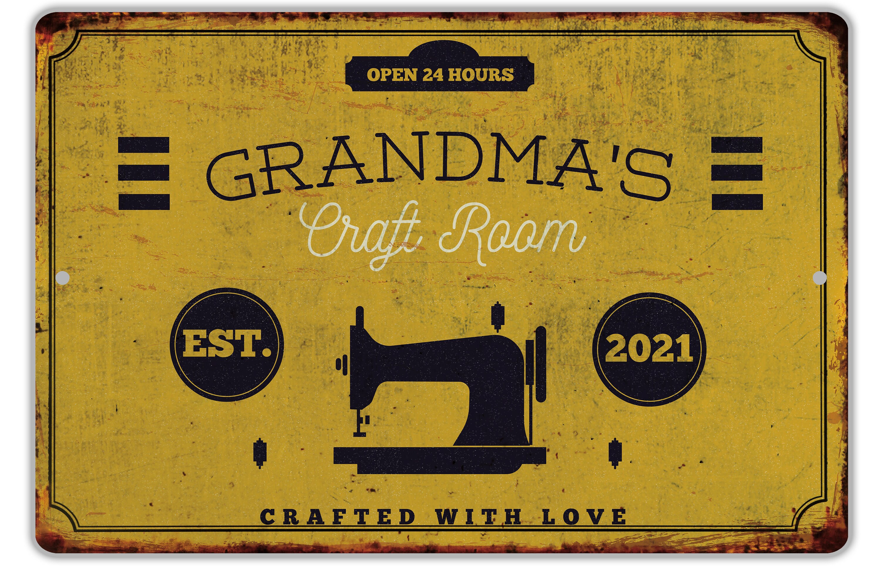 Personalized Metal Craft Room Sign, Metal Sign, Craft Room Decor, Craft ...