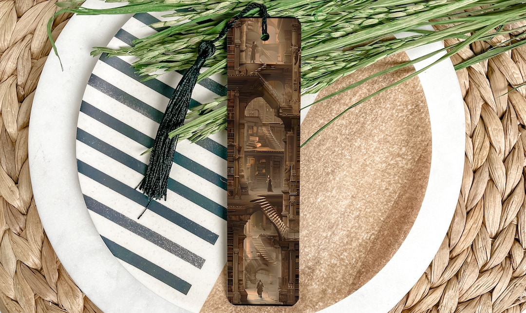 Ancient Library Metal Bookmark, Vintage Scrolls Design, Book Lover Gift ...