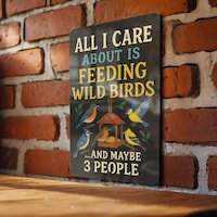 Chickadees Garden Sign - Etsy