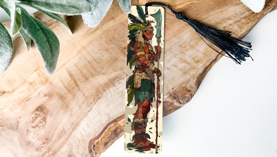Chaac Mayan God, Lightning Axe Bookmark, Metal Bookmark, Rain God Charm ...
