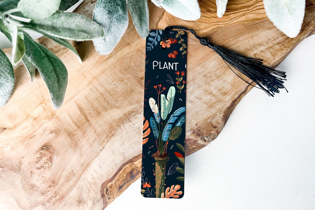 Plant Lover Bookmark, Metal Bookmark, Gardening Gift, Book Accessory ...