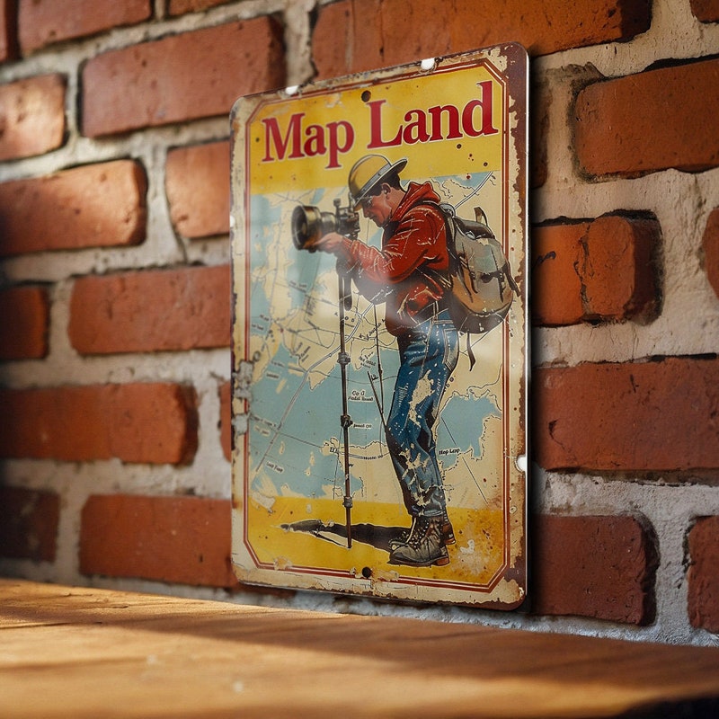 Survey Map Wall Art - Etsy