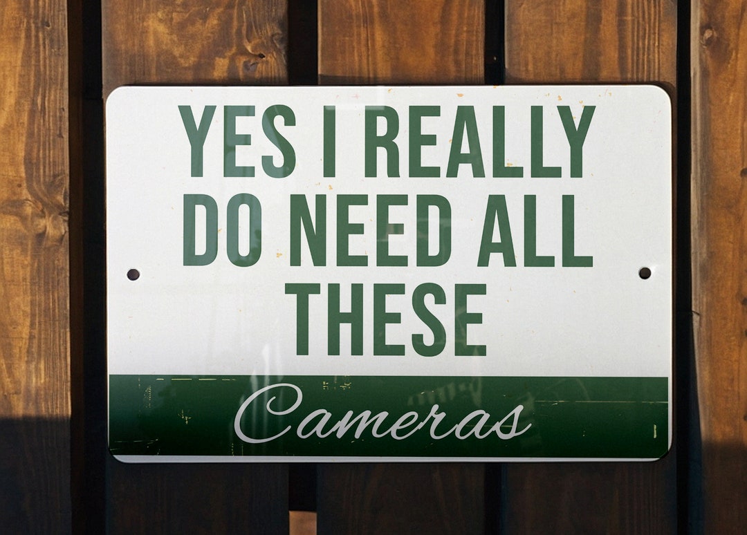 Photographer Gift Aluminum Metal Sign, Camera Decor, Photography Studio ...