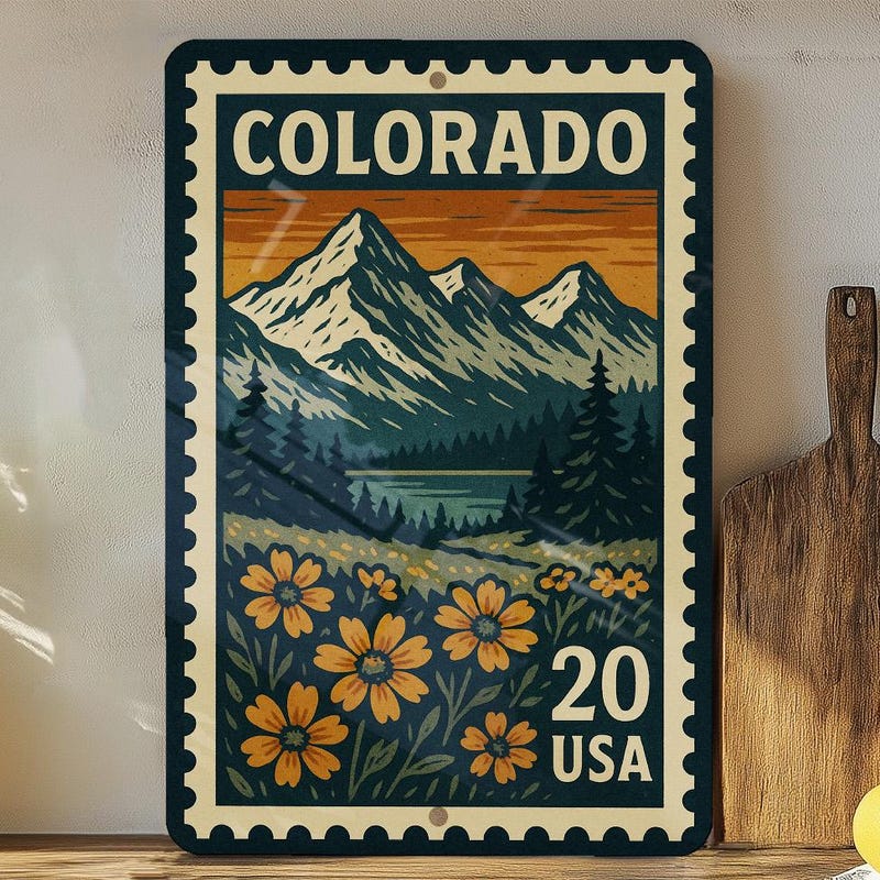 Colorado Metal Wall Art - Etsy