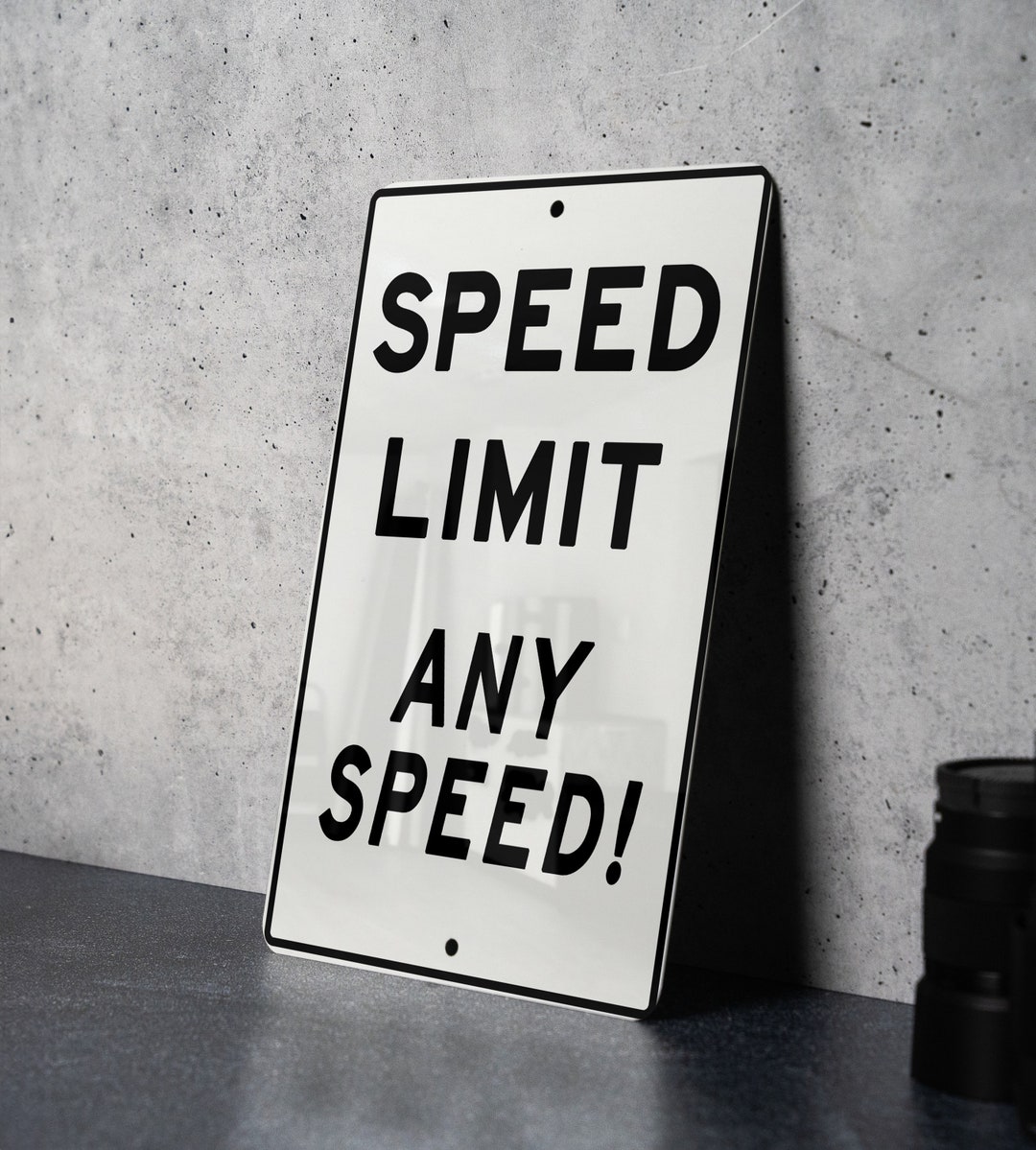 Custom Speed Limit Sign, Outdoor Metal Sign, Custom Speed Sign, Speed ...