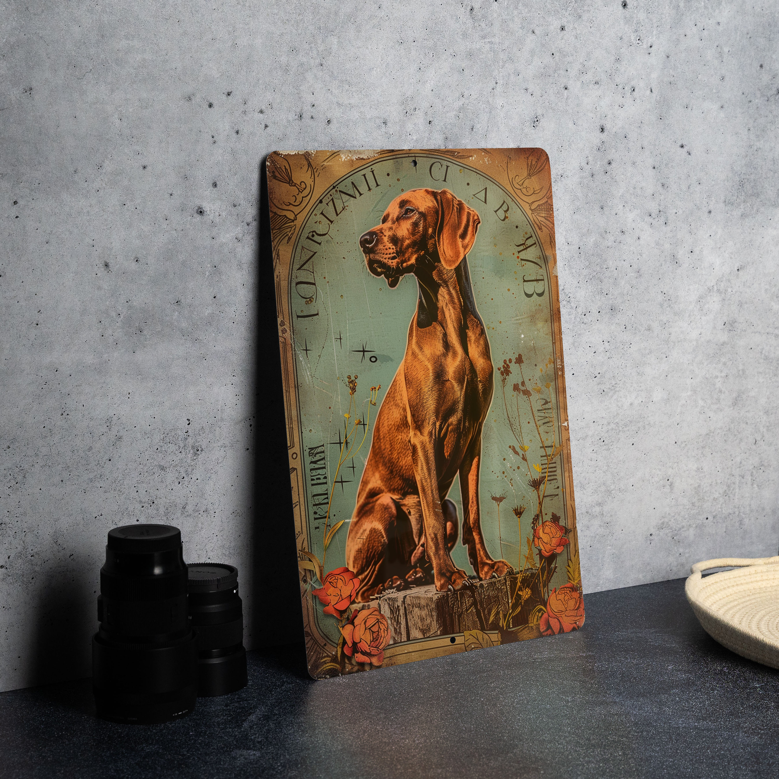 Vizsla Vintage Metal Sign, Dog Lover Gift, Home Decor, Wall Art, Unique ...