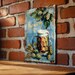 Vintage Brewery Metal Sign, Old-fashioned Beer Stein, Cool Blue Tones ...