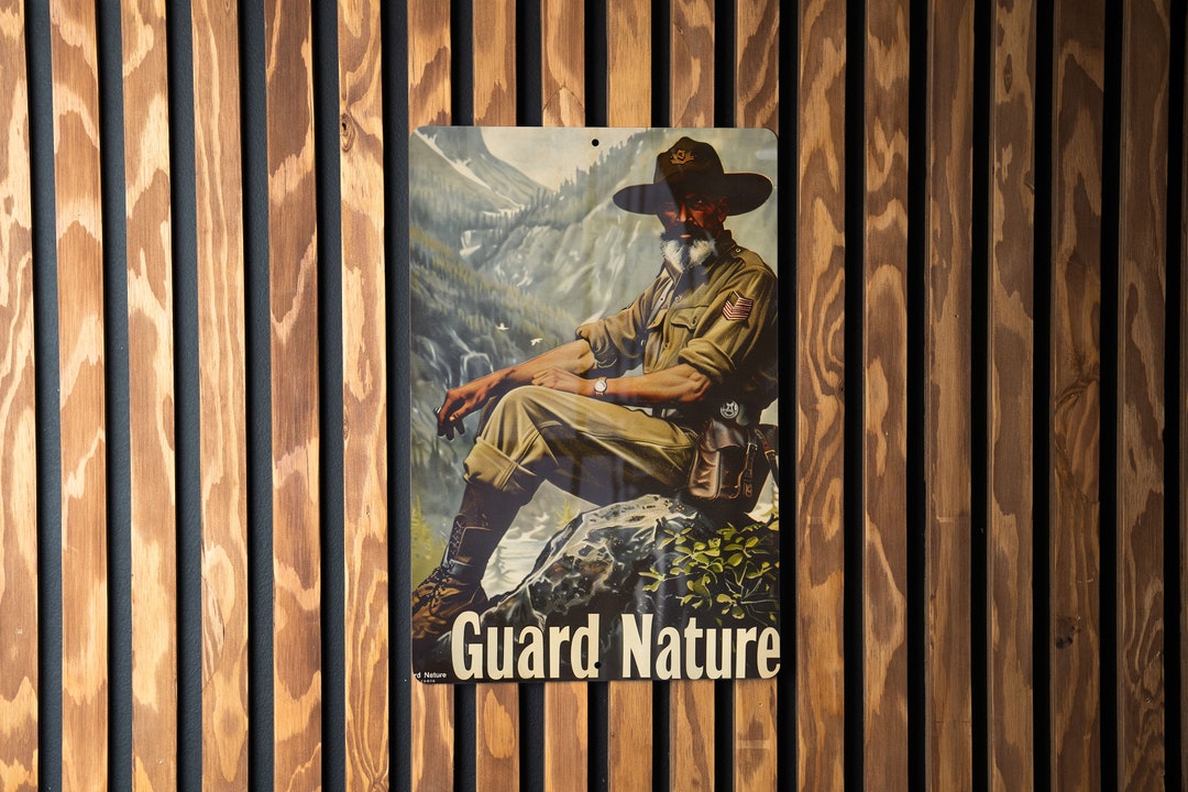 Park Ranger Metal Sign: Vintage, Nature Guard, Park Ranger Decor ...