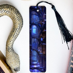 Arcane Library Metal Bookmark, Floating Books Design, Unique Reading ...