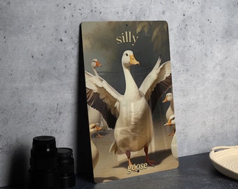 GOOSE Street Sign Bird Animal Canadian Geese Hunt Hunter Gift Gag Funny ...