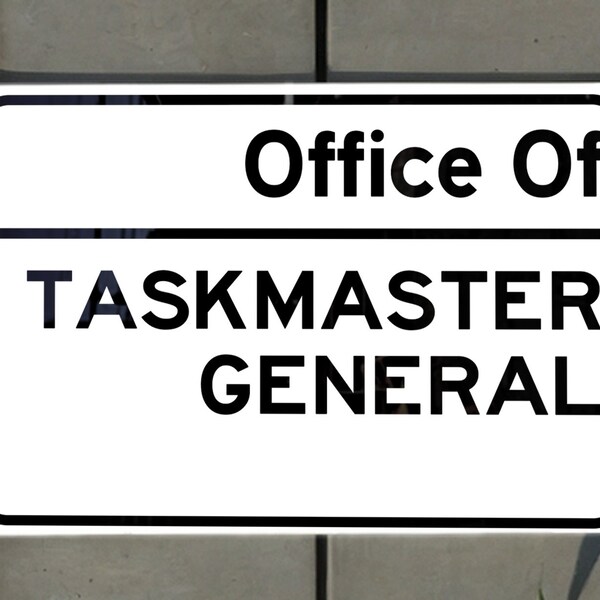 Taskmaster Office Decor - Etsy