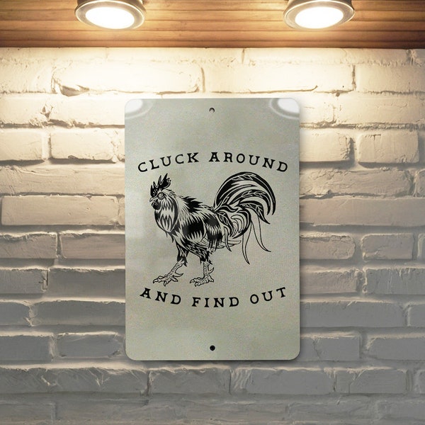Funny Chicken Sign - Etsy