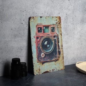 Vintage Tin Sign - Retro Polaroid Photo Booth, Time Machine, Instant ...