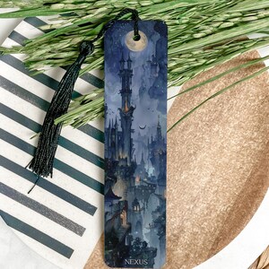 Fantasy-themed Bookmark, NEXUS Text, Metal Bookmark, Reading Accessory ...