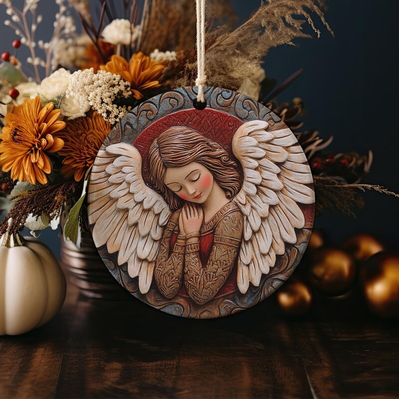 Folk Art Angel - Etsy
