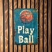 Basketball Play Ball, Metal Sign, Inspirational Tin Decor, Funny Sports ...