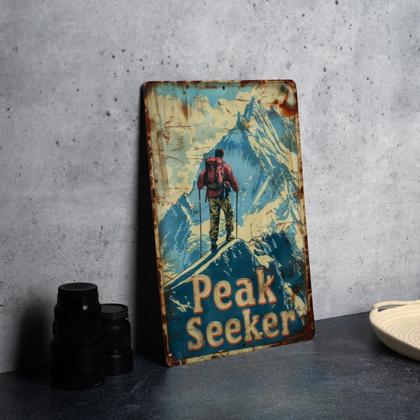 Mountain Peak Sign - Etsy