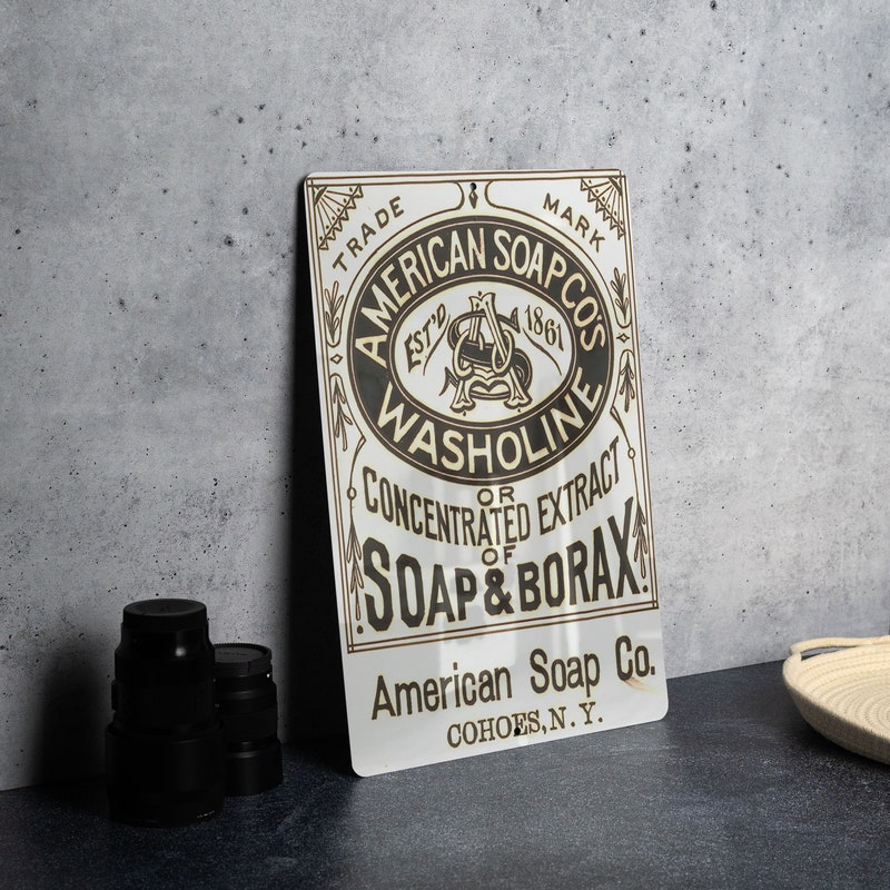 Vintage Soap Sign - Etsy