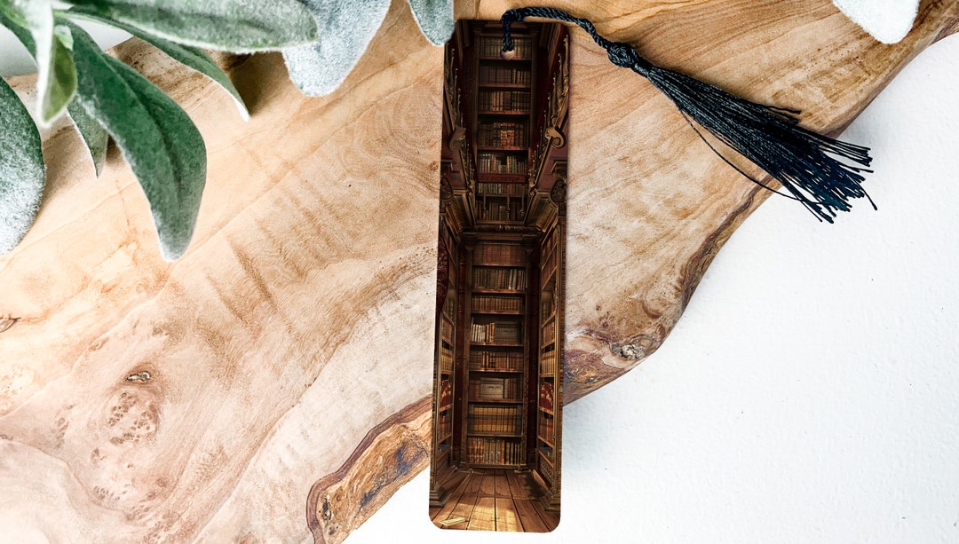 Ancient Books Secret Library, Metal Bookmark, Rare Collection, Vintage ...