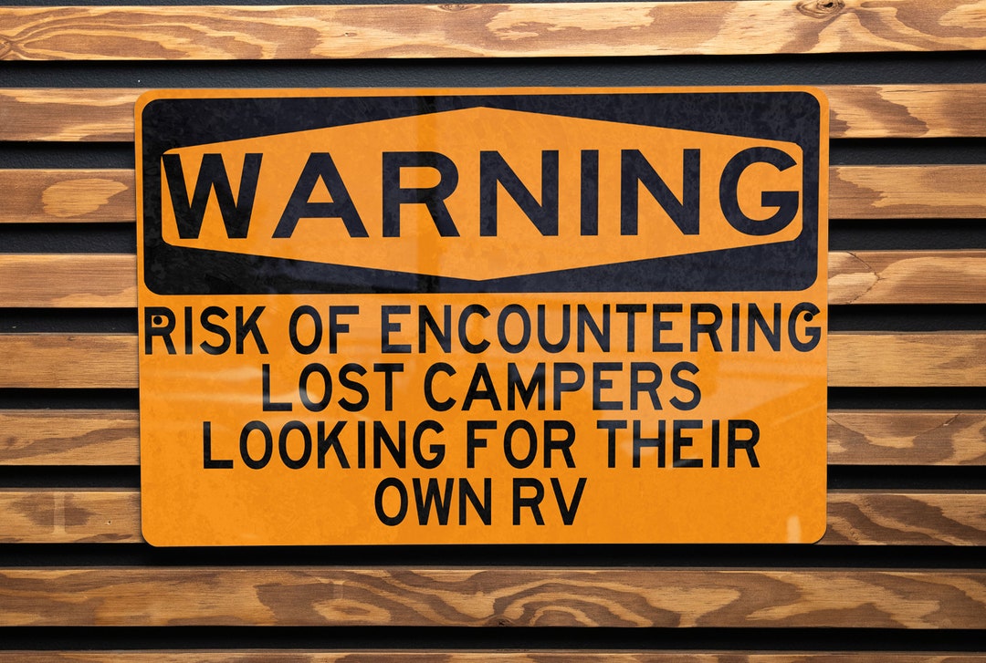 RV Campsite Marker Metal Sign: Perfect for Campers, Outdoor Enthusiasts ...