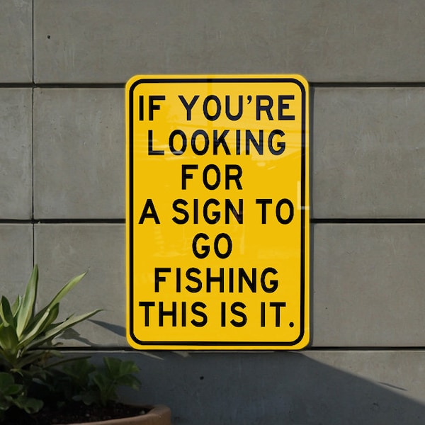 Fishing Signs - Etsy