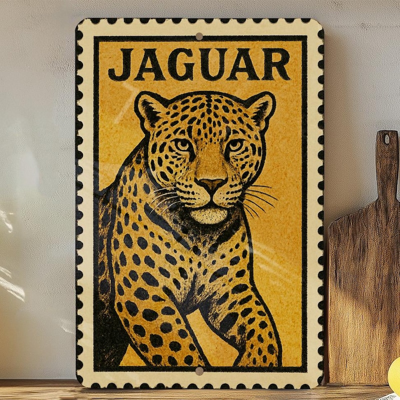 Jaguar Metal Car Signs - Etsy