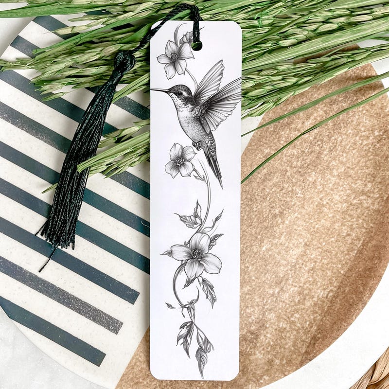 Hummingbird Bookmark - Etsy