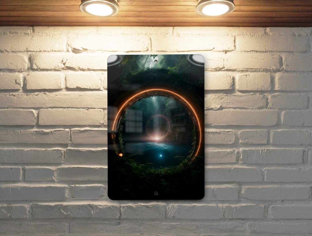 Nature's Portal Wall Art Metal Sign - Mystical Gateway, Enchanted ...