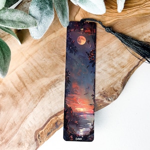 Fantasy-themed Metal Bookmark, Dawn Text, Book Lover Gift, Fantasy ...