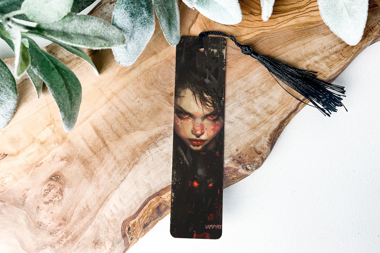 Vampire Themed Metal Bookmark, Fantasy Bookmark, Unique Reading ...