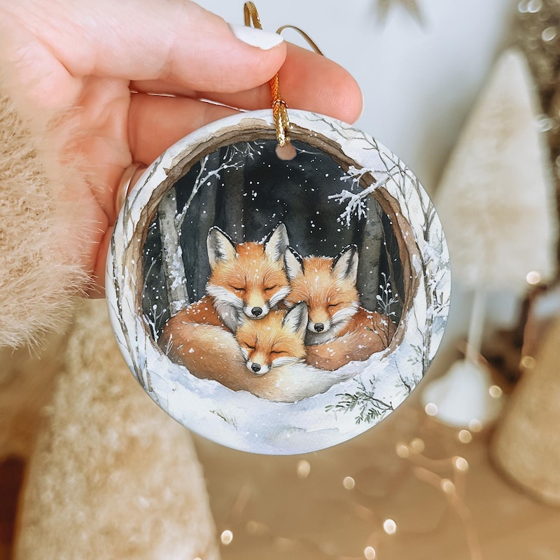 Fox Decoration - Etsy
