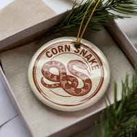 Personalized Snake Ornament, Custom Tree Decor, Exotic Animal Ornament ...