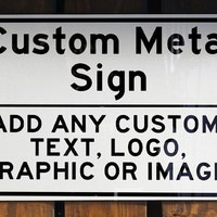 Custom Reserved Parking Sign: Personalized Metal Outdoor Sign - Etsy