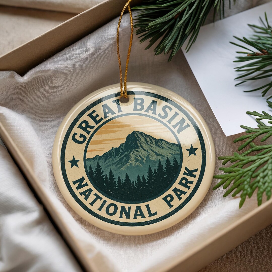 Great Basin Nation Ceramic Ornament – Circular Stamp Style Indigenous ...