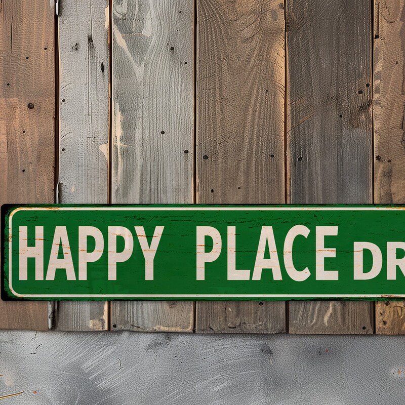Happy Place Signs - Etsy
