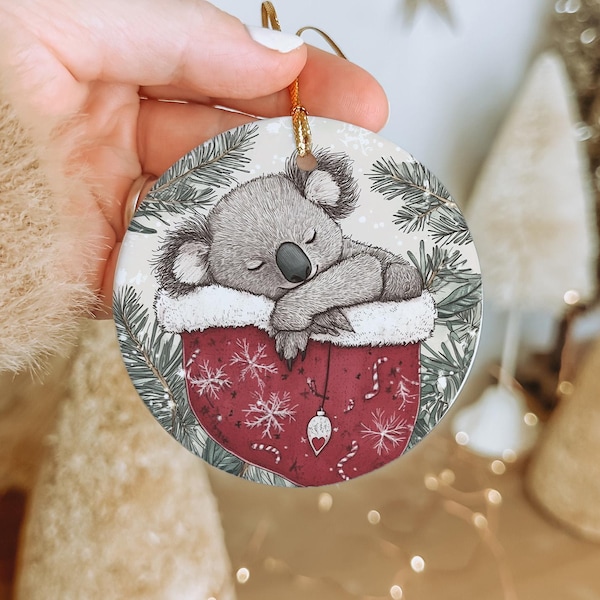 Christmas Koala - Etsy