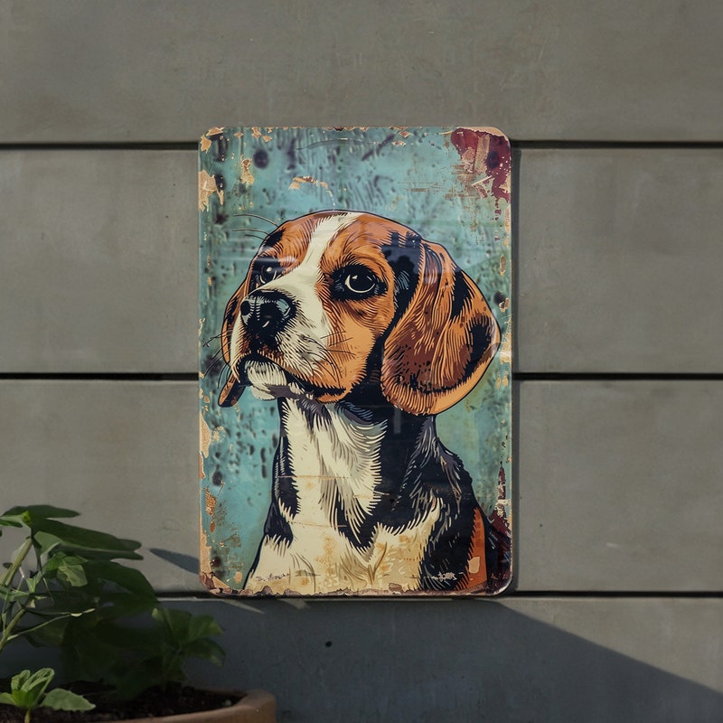 Beagle Metal Art - Etsy
