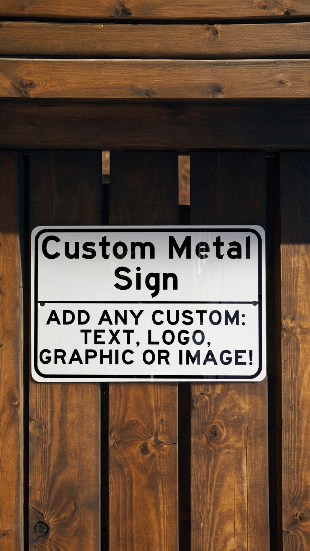 Custom Logo Aluminum Sign - Durable Business Branding, Weatherproof ...