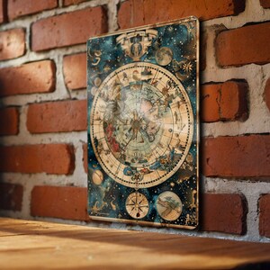 Mythic Stars Vintage Style HD Metal Sign, Celestial Chart, Mythological ...