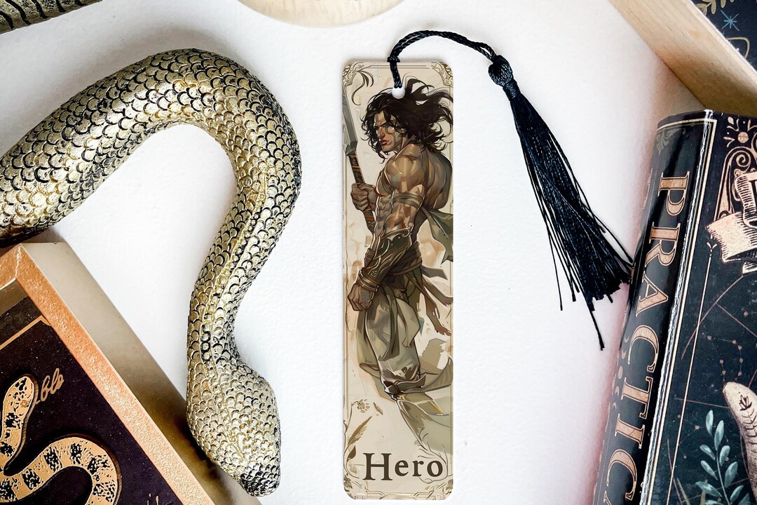 Greek Mythology Bookmark, Theseus Hero Design, Metal Bookmark, Book ...