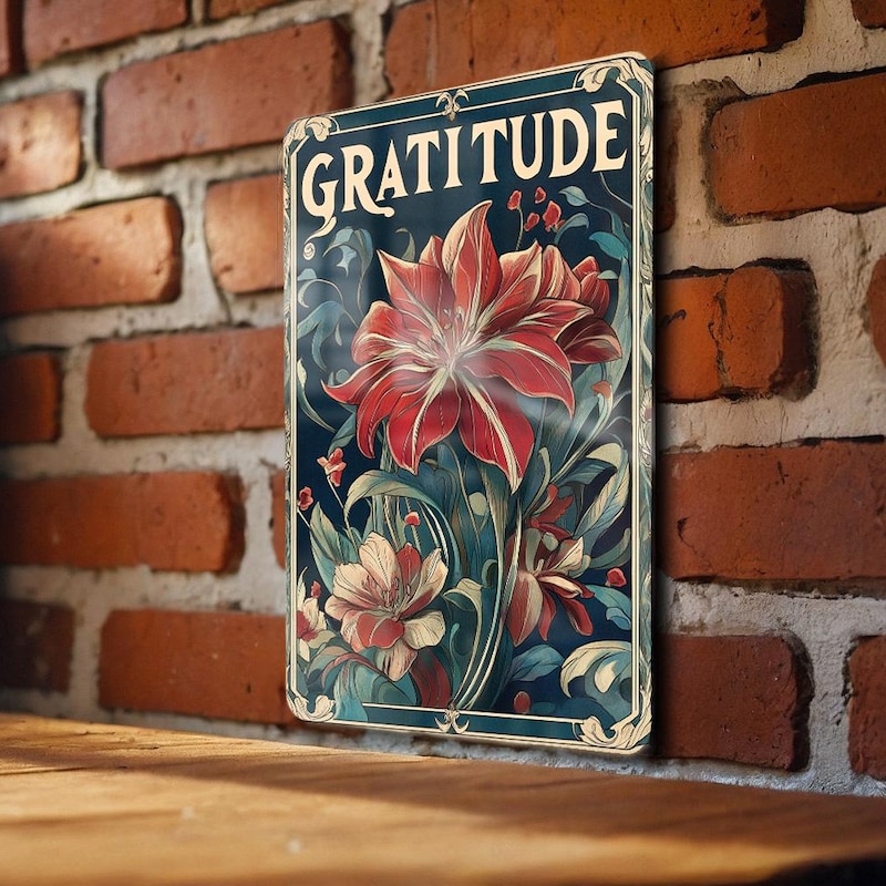 Gratitude Sign - Etsy