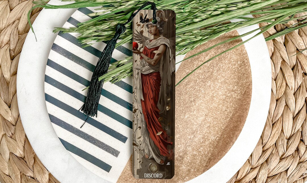 Eris Greek Goddess Bookmark, Metal Apple Discord, Unique Gift ...