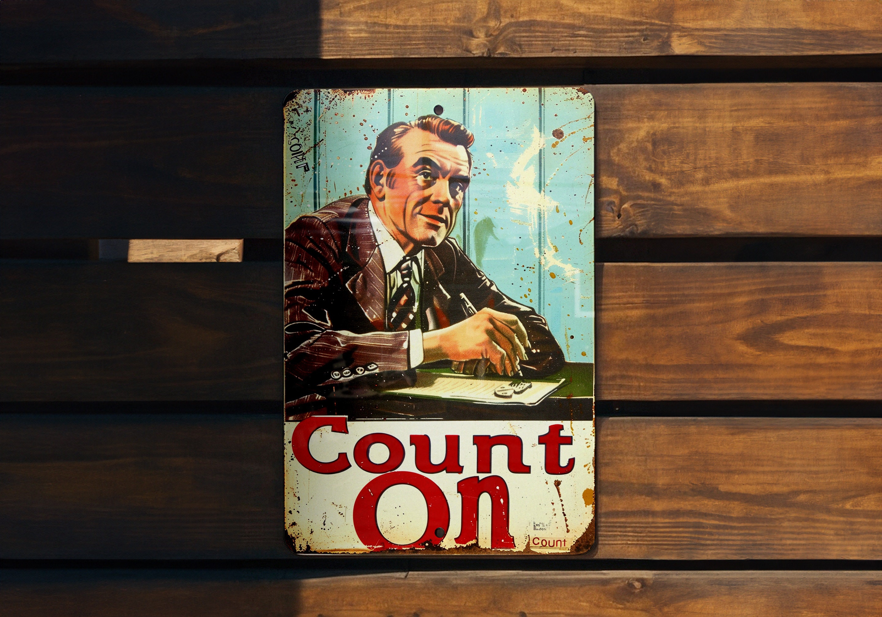 Vintage Accountant Sign, Metal Wall Decor, Office Art, Retro Accountant ...