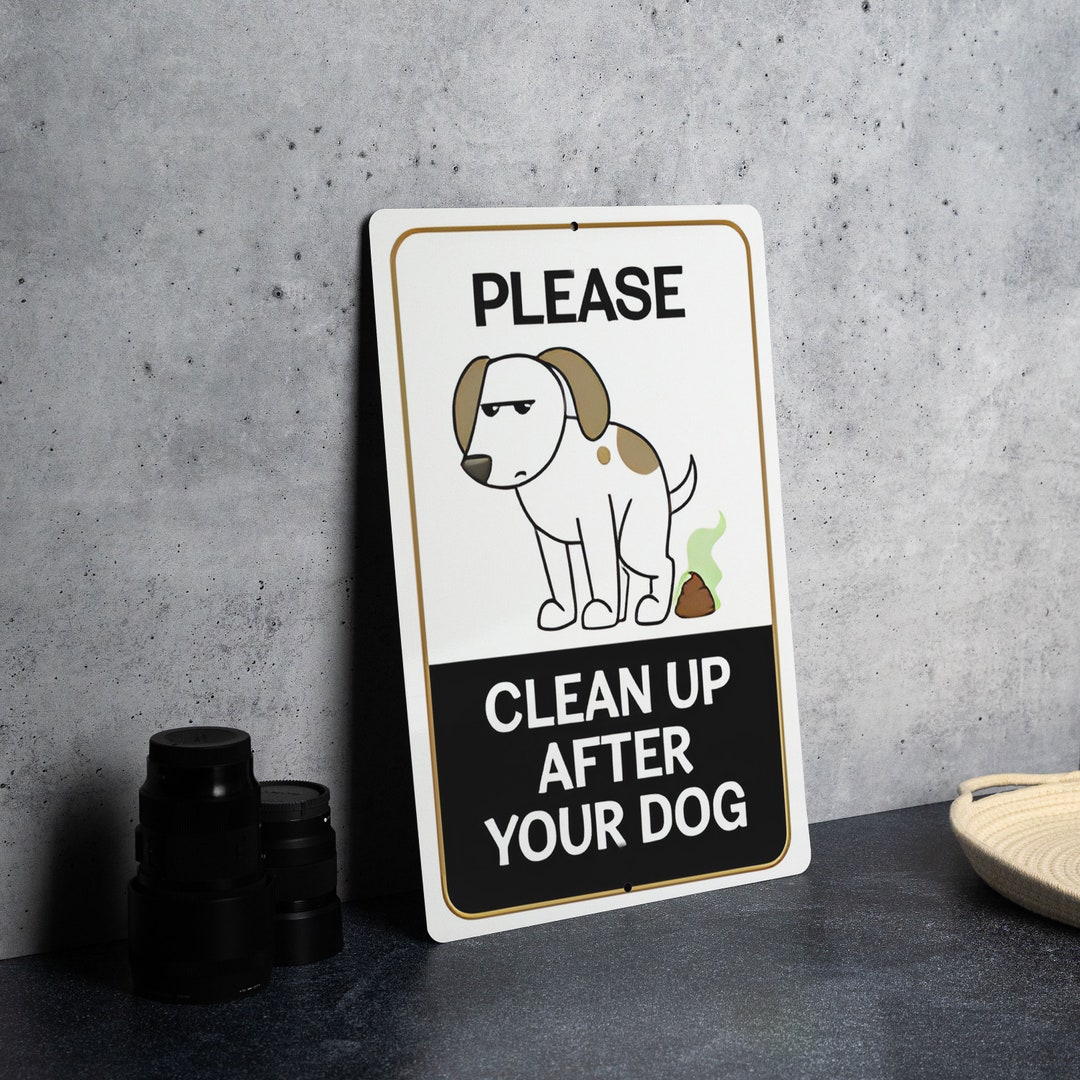 Pet Cleanup Metal Sign - Dog Park, Green Reminder, Eco Friendly - Etsy