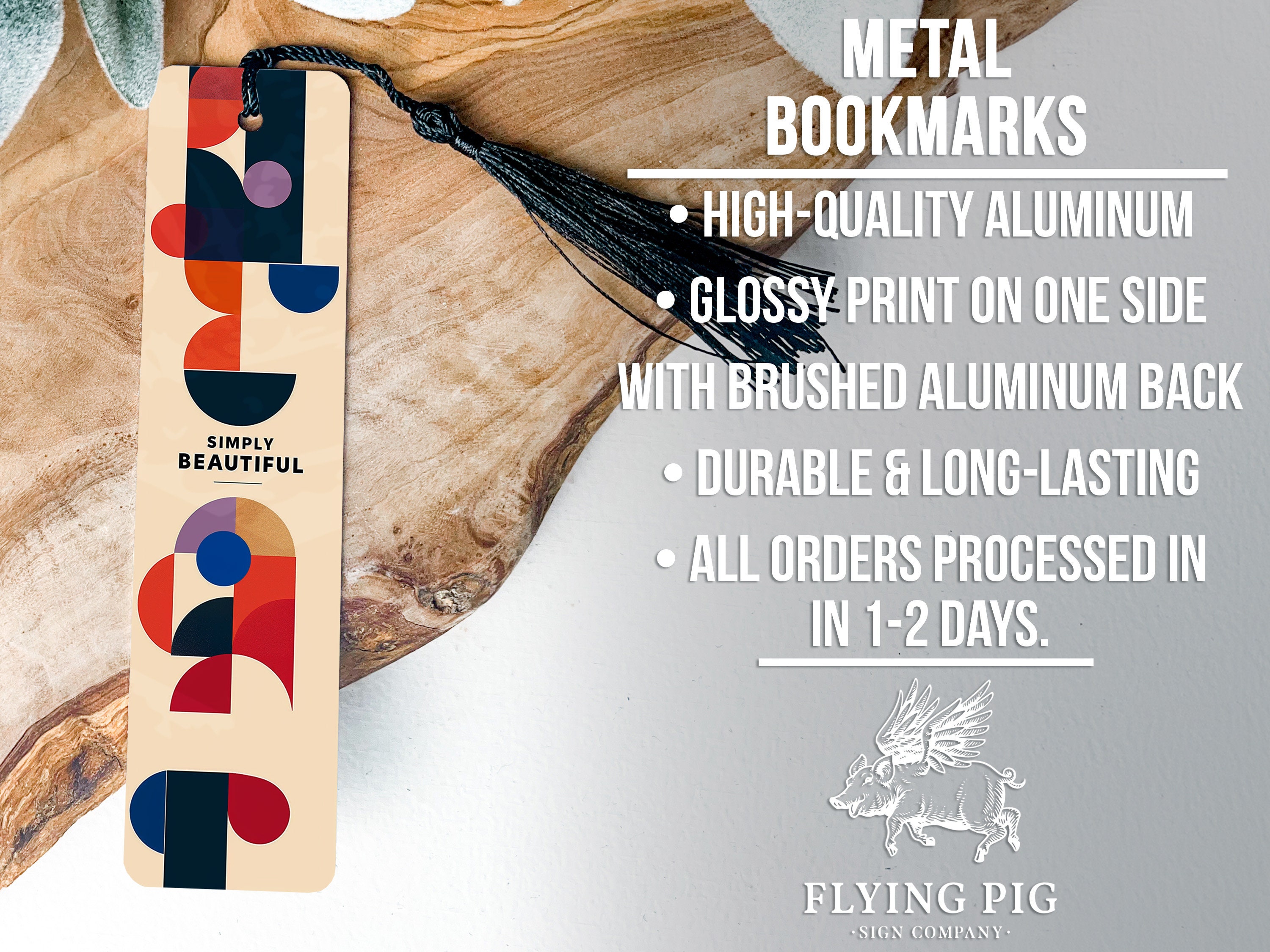 Metal Bookmark, Minimalist Design, Geometric Pattern, Simply Beautiful ...