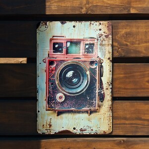 Vintage Tin Sign - Retro Polaroid Photo Booth, Time Machine, Instant ...