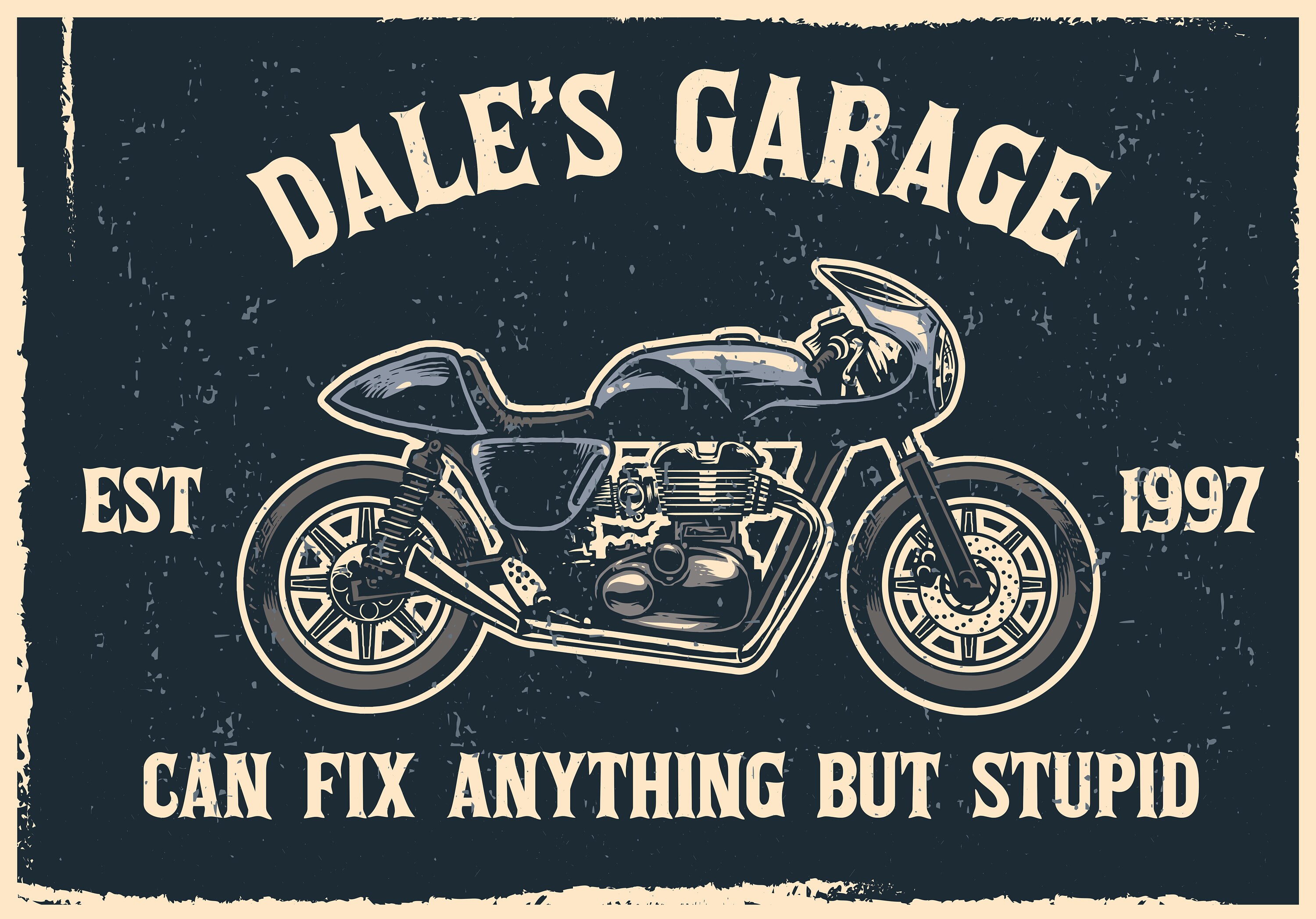 Personalized Metal Garage Sign Custom Vintage Theme Garage - Etsy